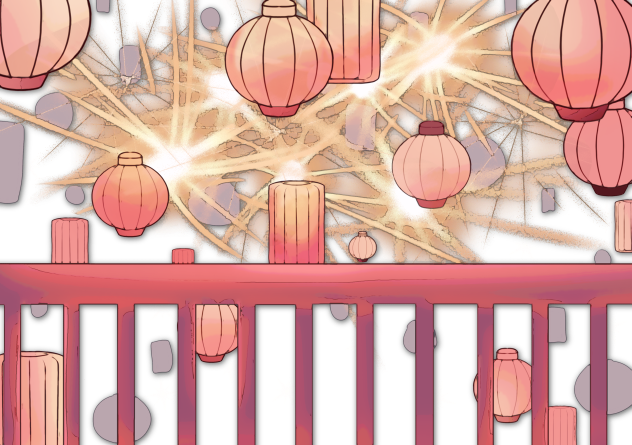 lantern festival background - ibisPaint