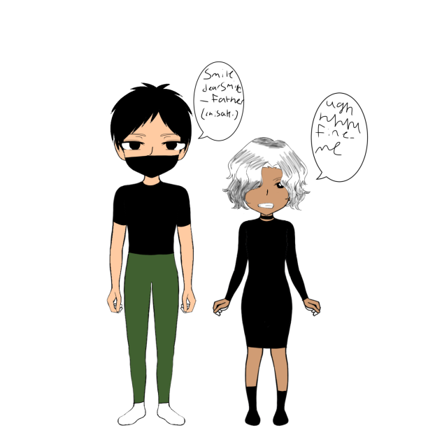 Father , daughter - ibisPaint