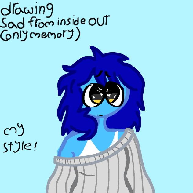 Sad from Inside Out 2 - ibisPaint