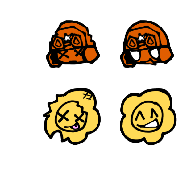 tank commander and sunflower icons fnf - ibisPaint