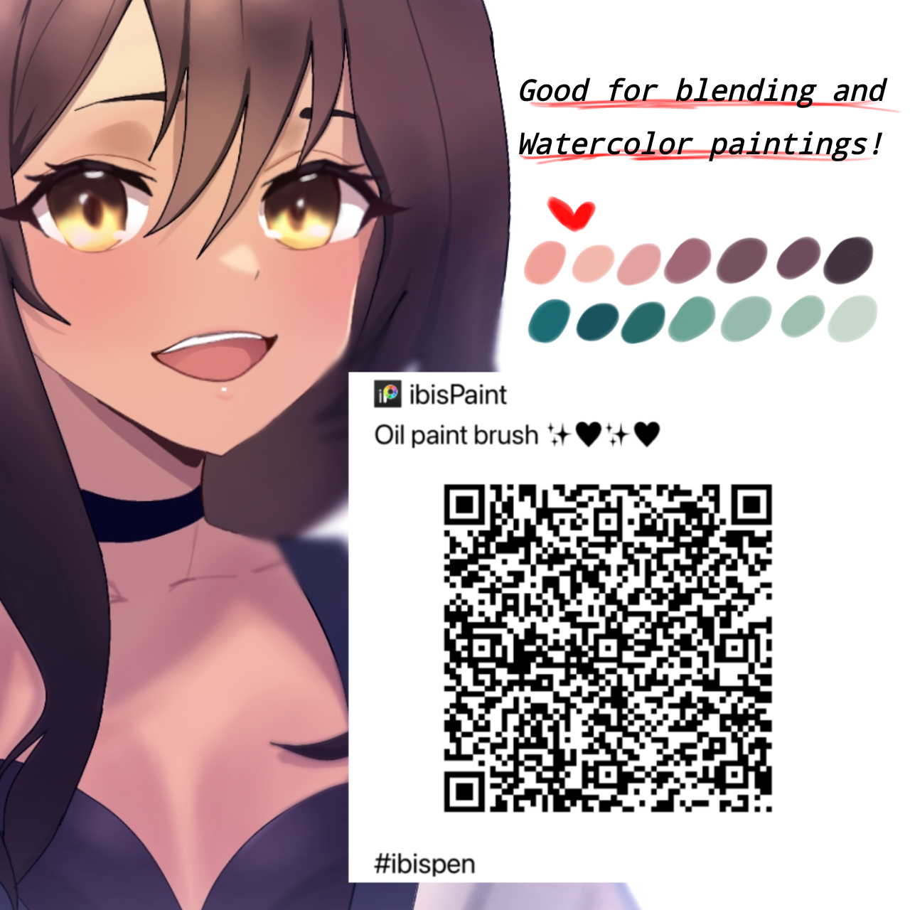 Qr code Ibispen Oil Paint brush - ibisPaint