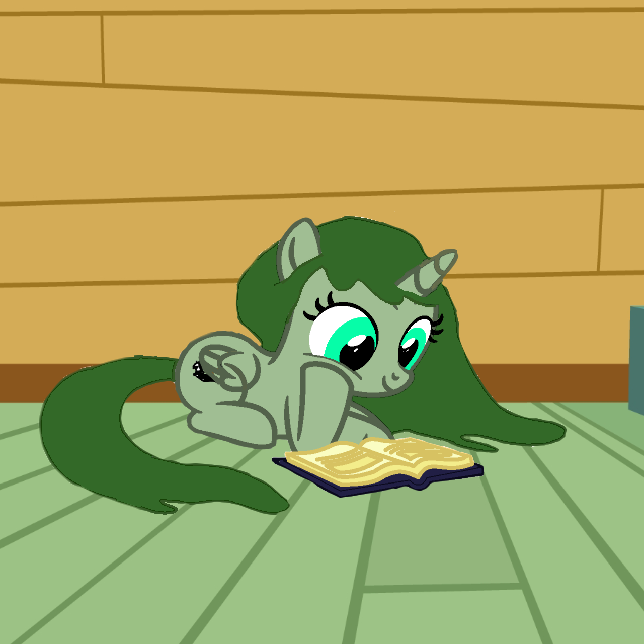 clover reading - ibisPaint