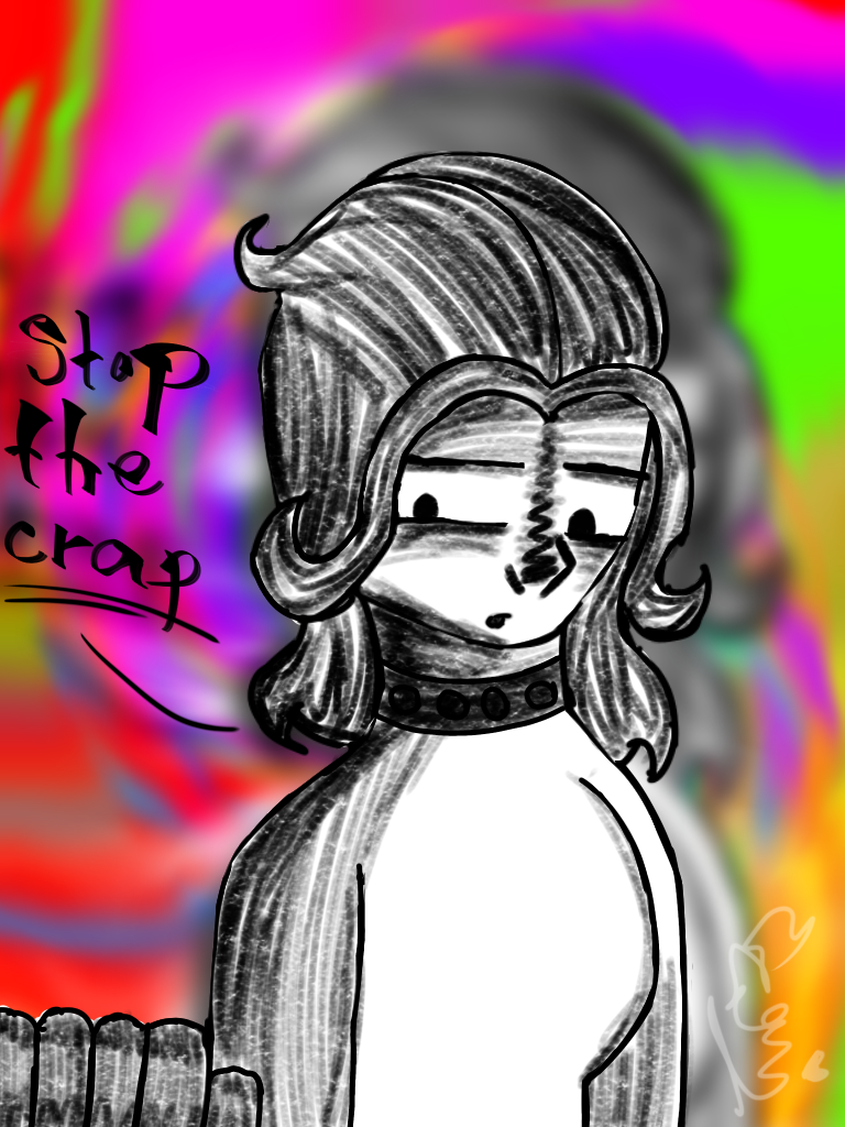 turn off the damn colors - ibisPaint