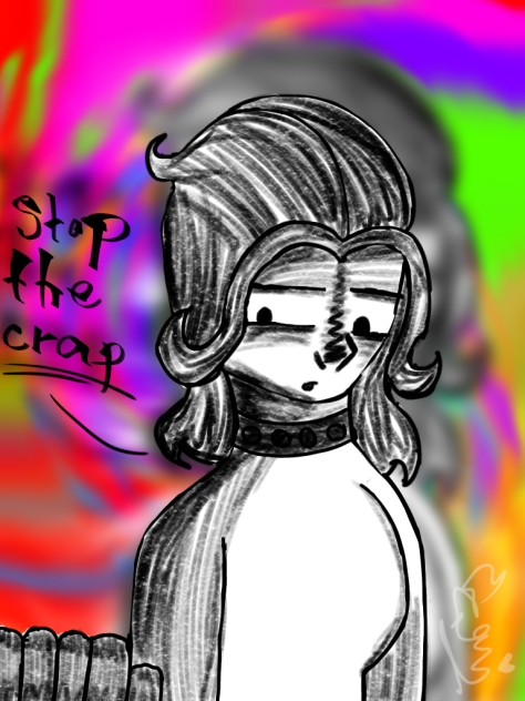 turn off the damn colors - ibisPaint