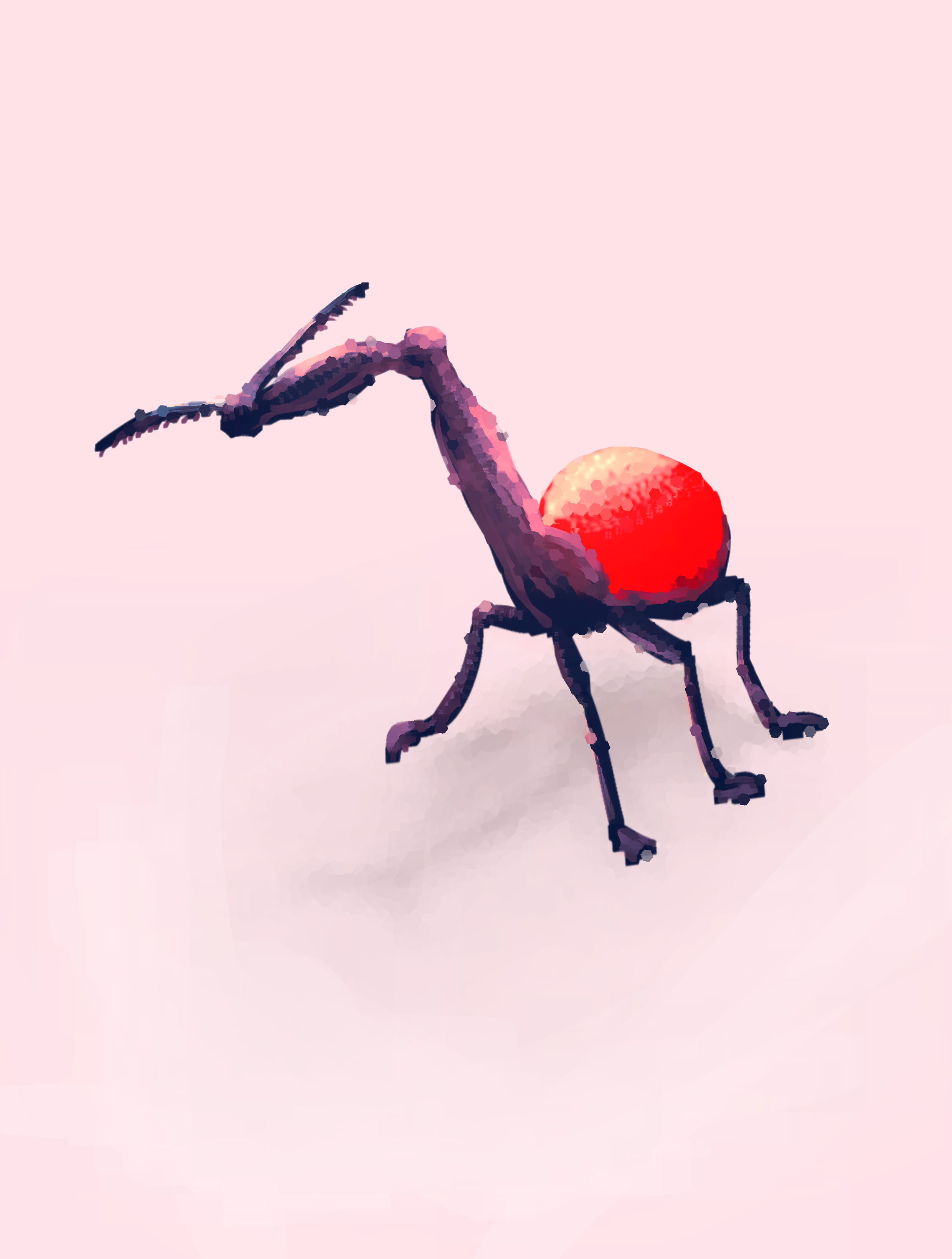 giraffe beetle - ibisPaint