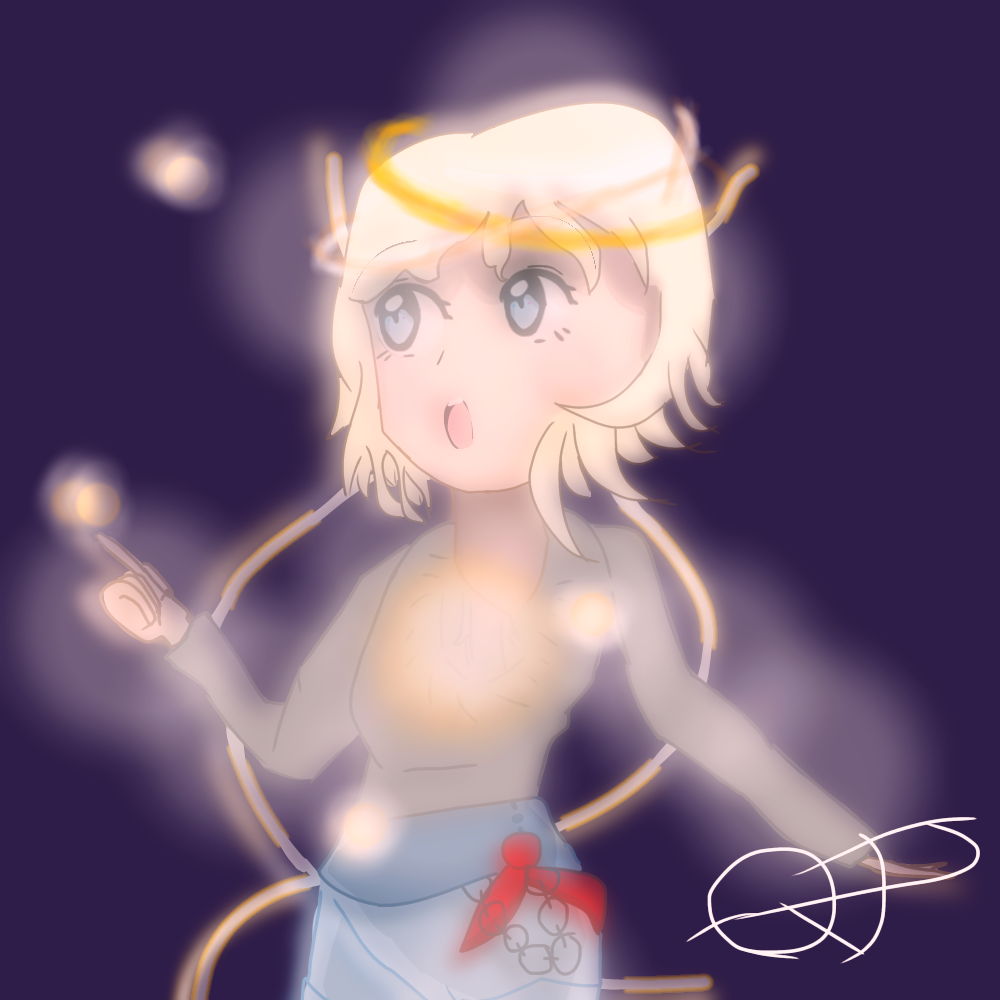 Mily and lights... - ibisPaint