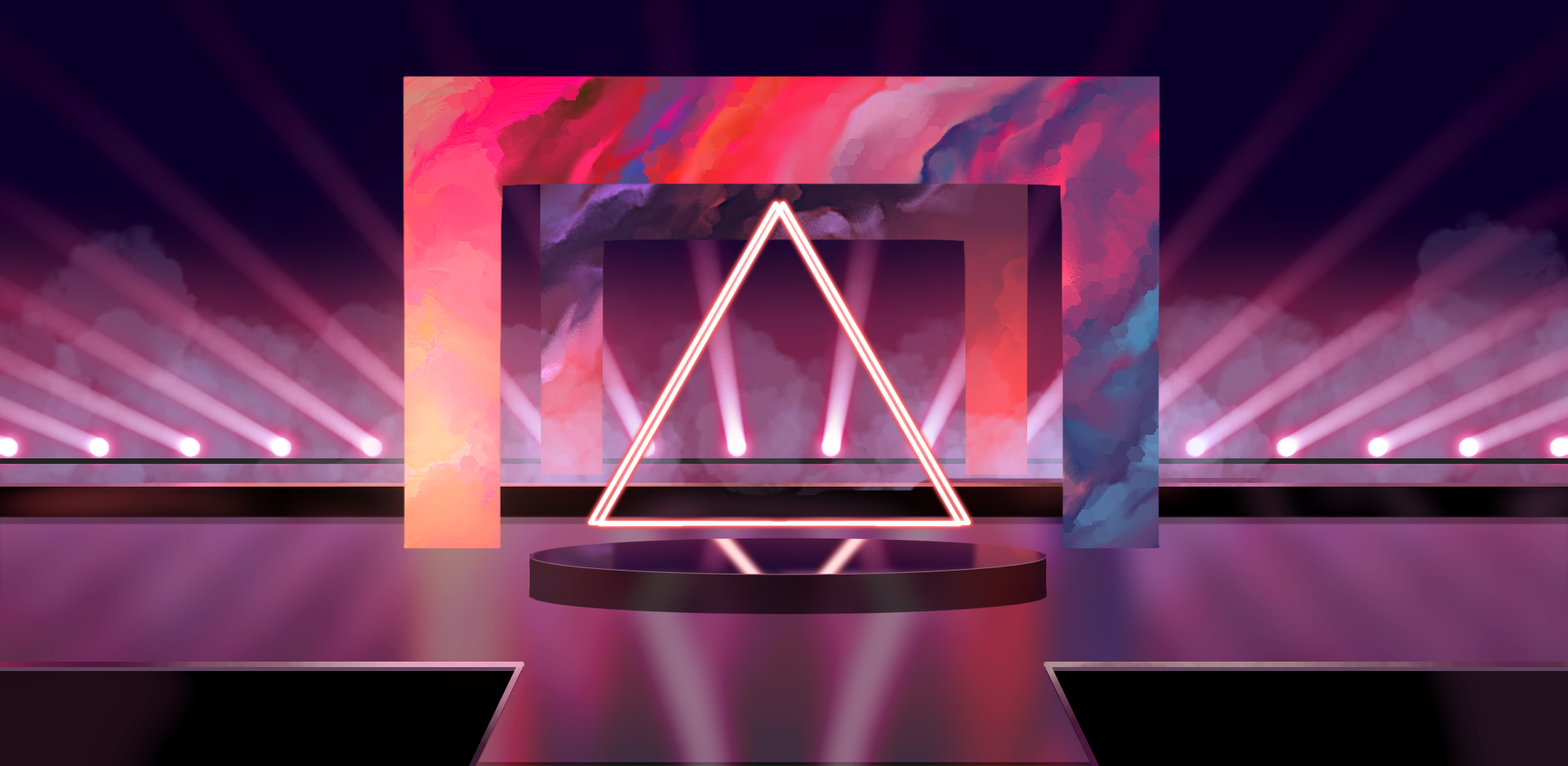 red atmosphere stage - ibisPaint