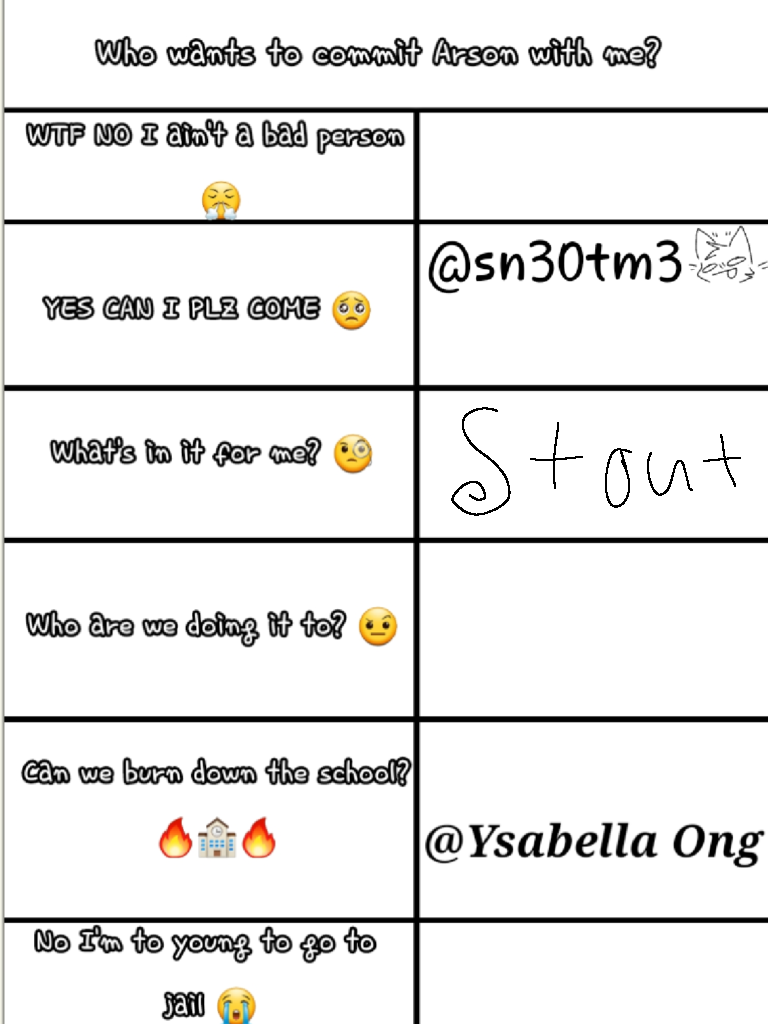 Arson text collab - ibisPaint