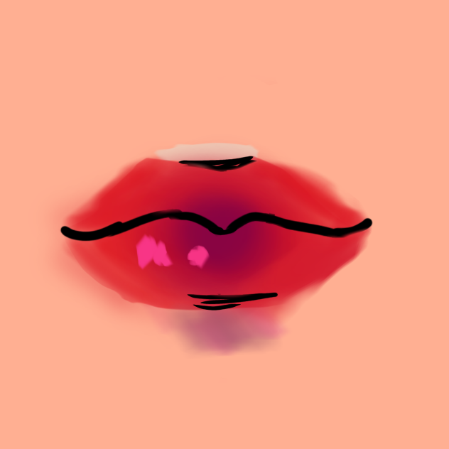 Koolen tutorial lip - ibisPaint
