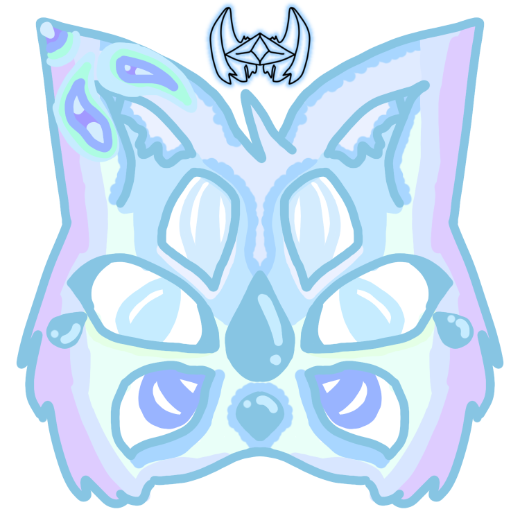 Free Droplet Rain Creature Mask Idea - ibisPaint