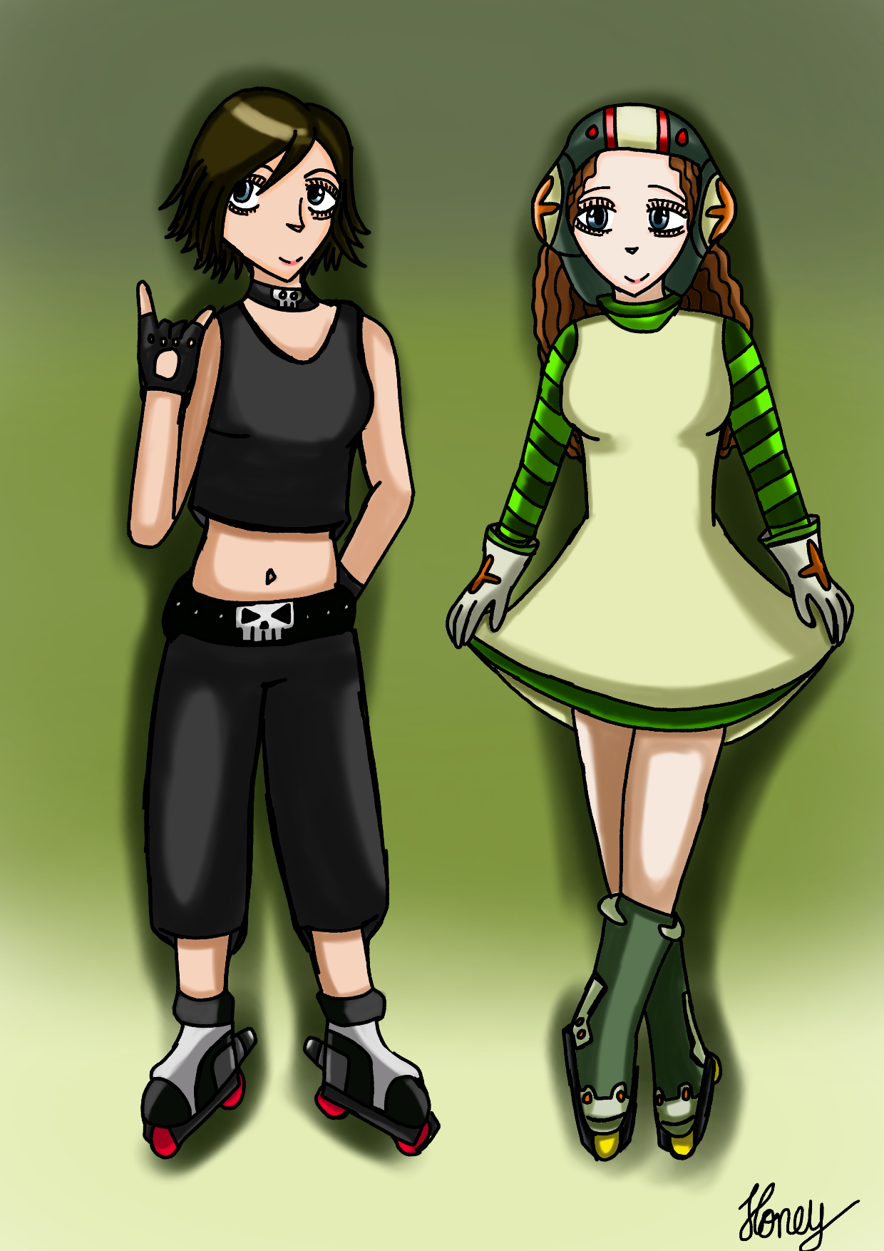 t.A.T.u. × Jet Set Radio - ibisPaint