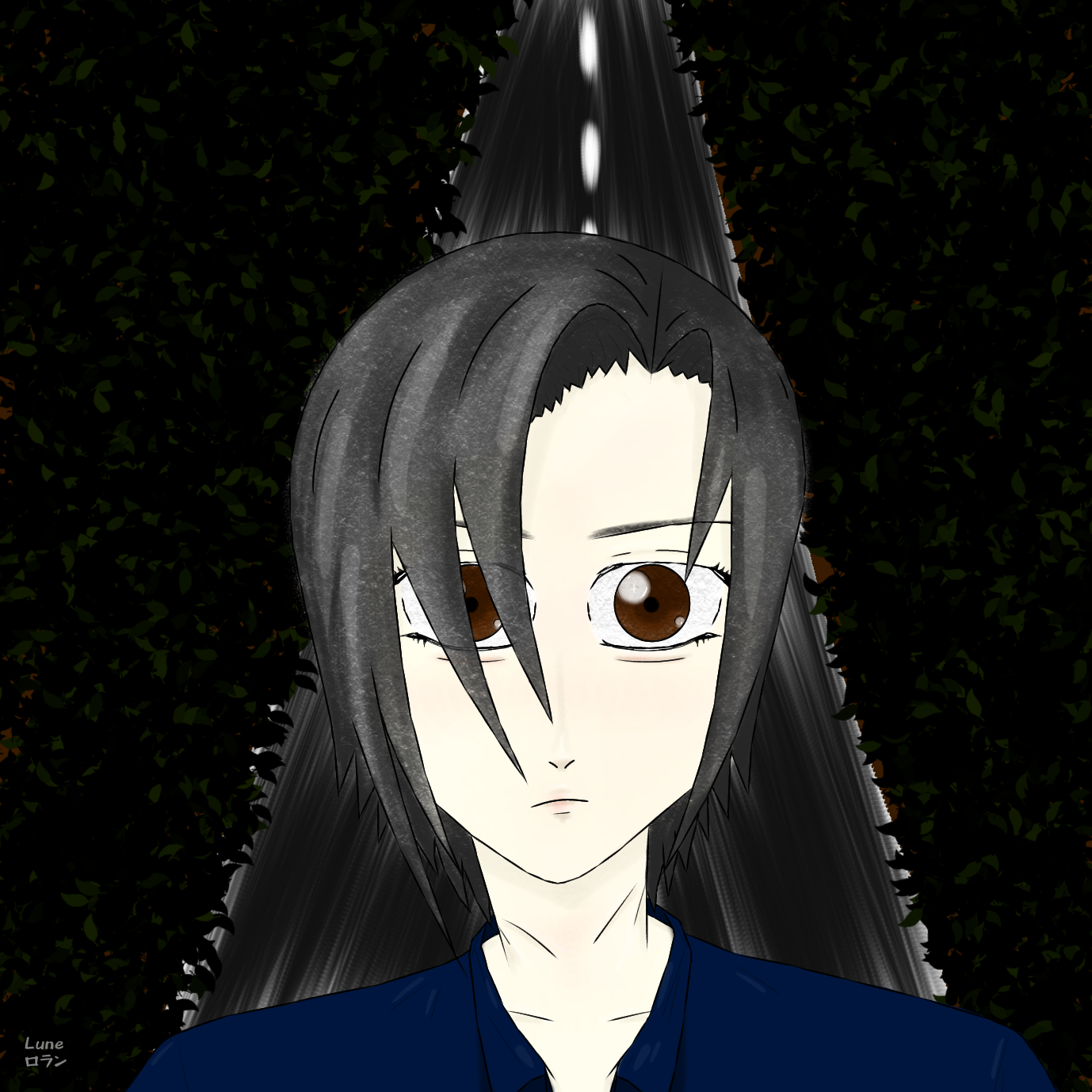 alone on the road - ibisPaint