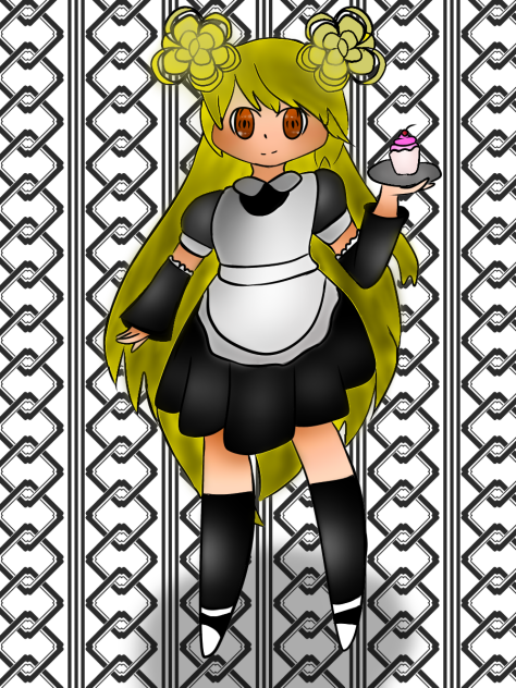 chibi maid attempt - ibisPaint