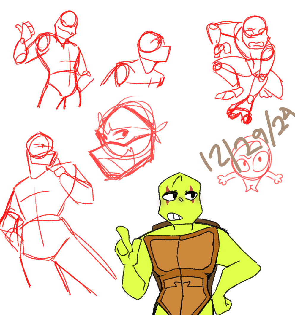 Bet u cant guess my fav character tmnt - ibisPaint