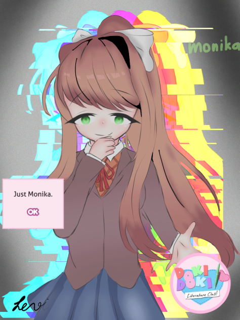 FA-Monika- Doki Doki literature club! - ibisPaint