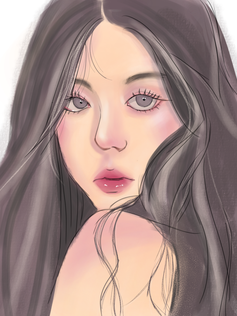Radiance Of Her Eyes - ibisPaint