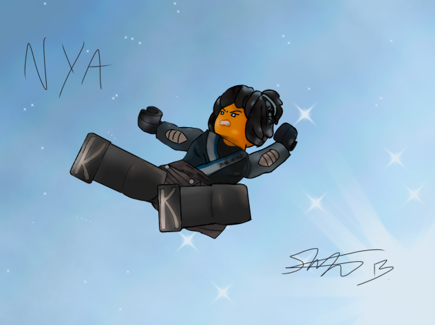 nya, LEGO ninjago movie - ibisPaint