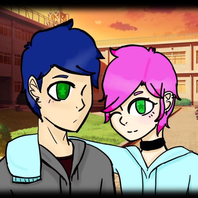 blue boi+kiokie - ibisPaint