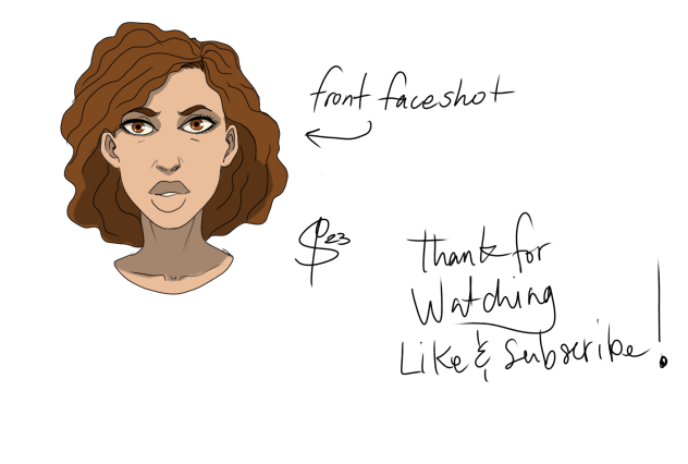 step by step face drawing speed-up - ibisPaint