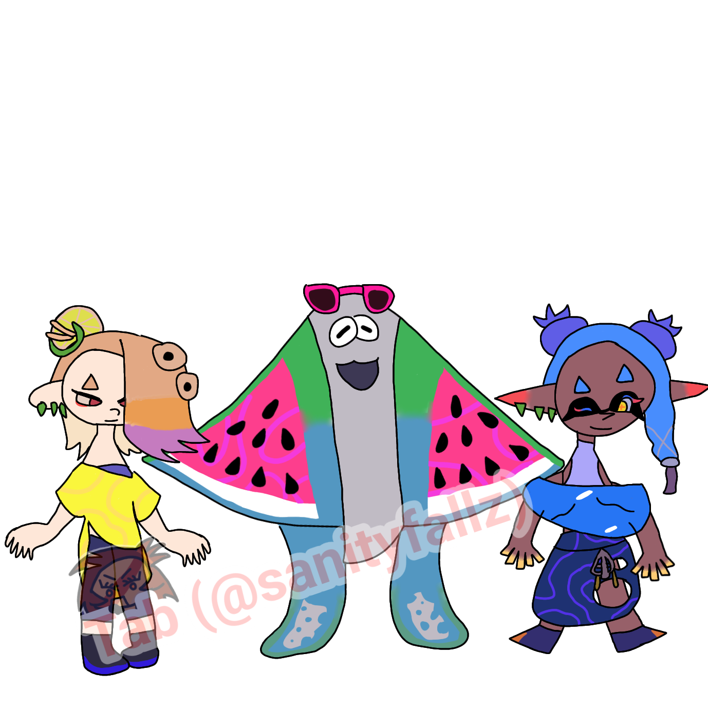 Deep cut summerfest outfits 🍉 - ibisPaint