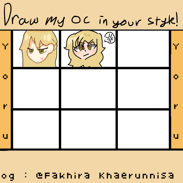 draw my oc in ur style collab - ibisPaint