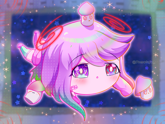 Chibi-hypno shroom girl - ibisPaint