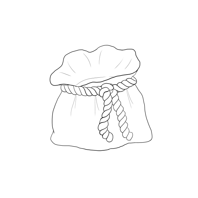 Coin Bag Tracing IbisPaint
