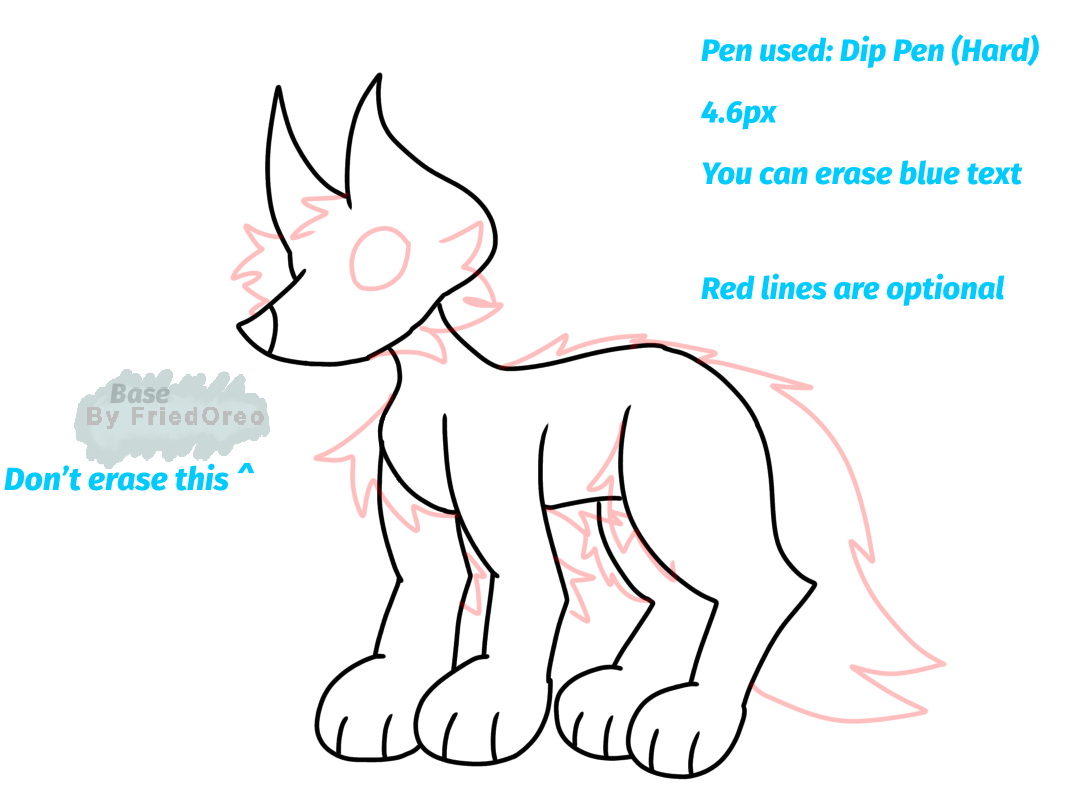 Big-footed Beast Base - ibisPaint