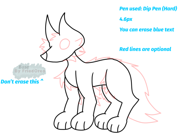 Big-footed Beast Base - ibisPaint