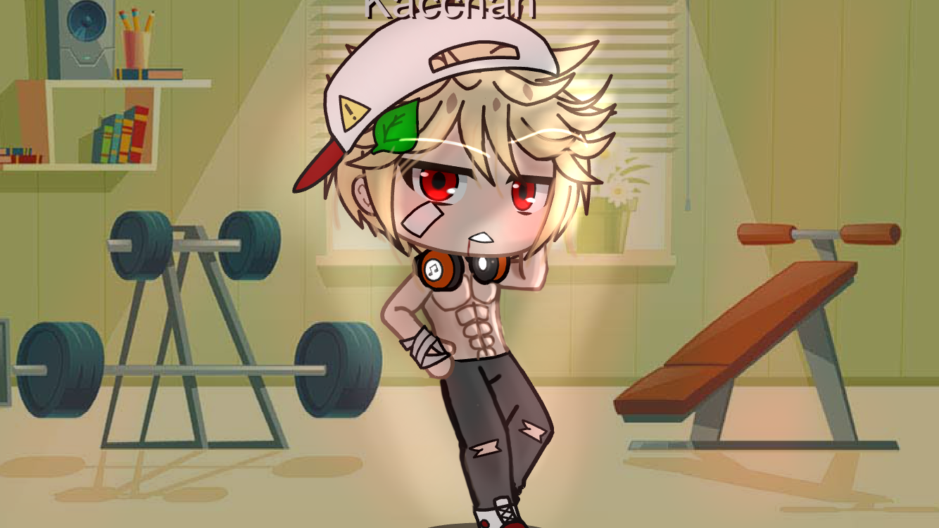 Kacchan working out - ibisPaint