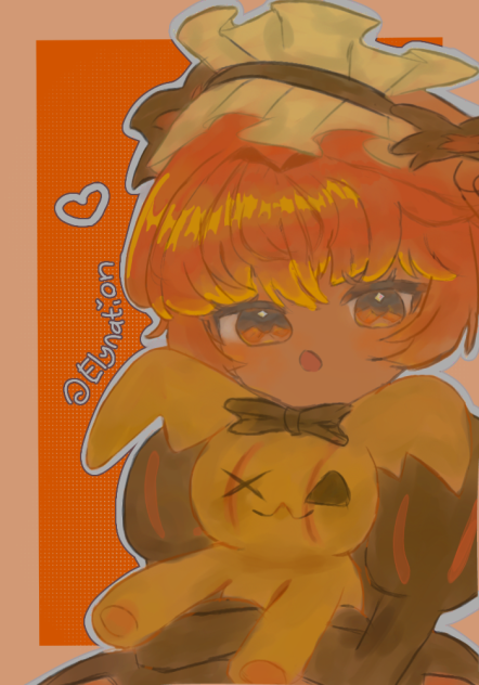 Pumpkin pie cookie 🎃 - ibisPaint