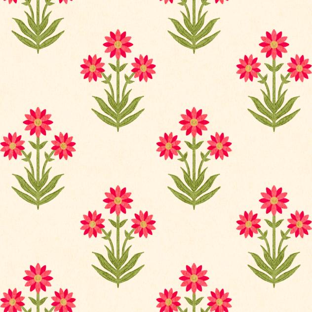 Mughal floral pattern 2 - ibisPaint