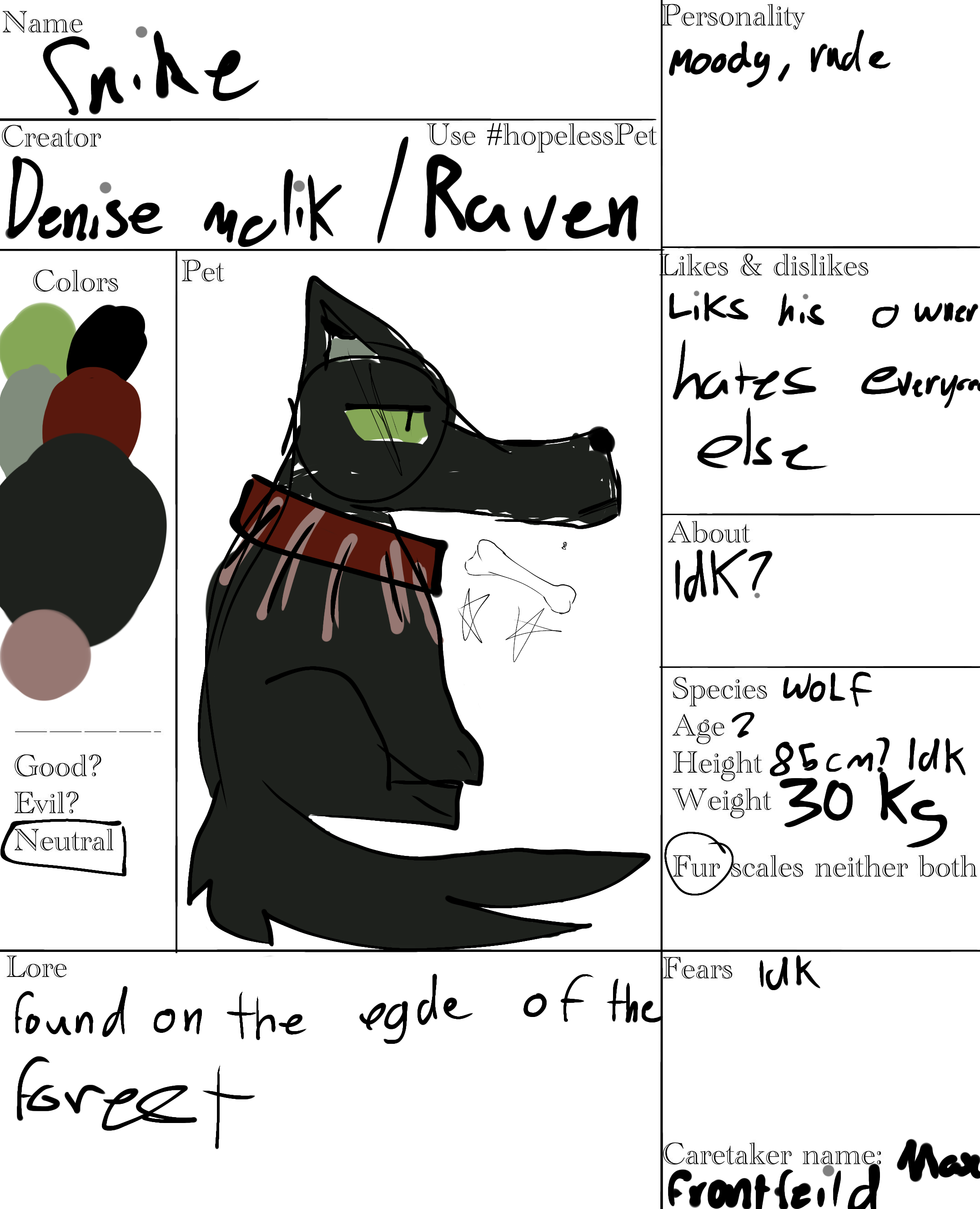 Spike for hopeless comic by Mercy - ibisPaint