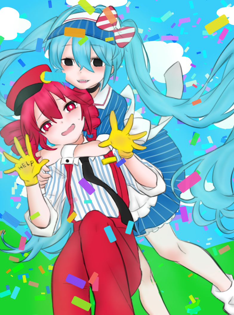 mesmerizer miku and teto - ibisPaint