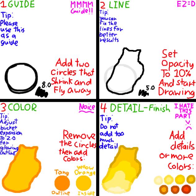 NEW FIRE METHOD TUTORIAL!! - ibisPaint