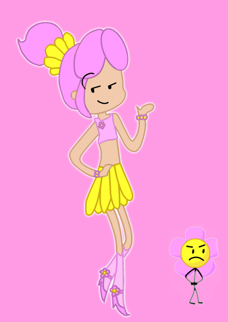 🌸 Bfdi Flower as human 🌸 - ibisPaint