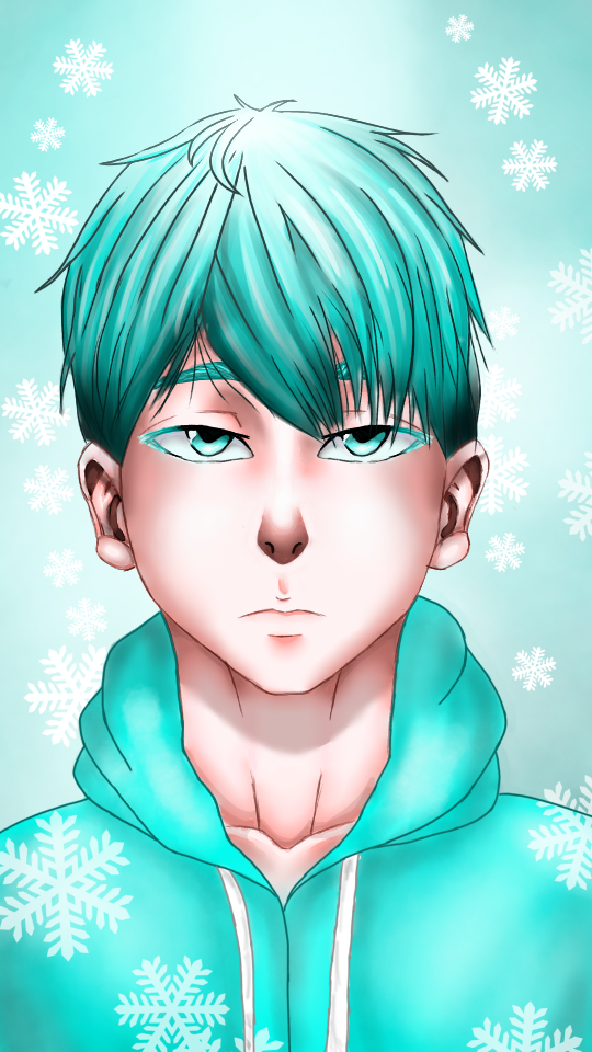 winter teal - ibisPaint
