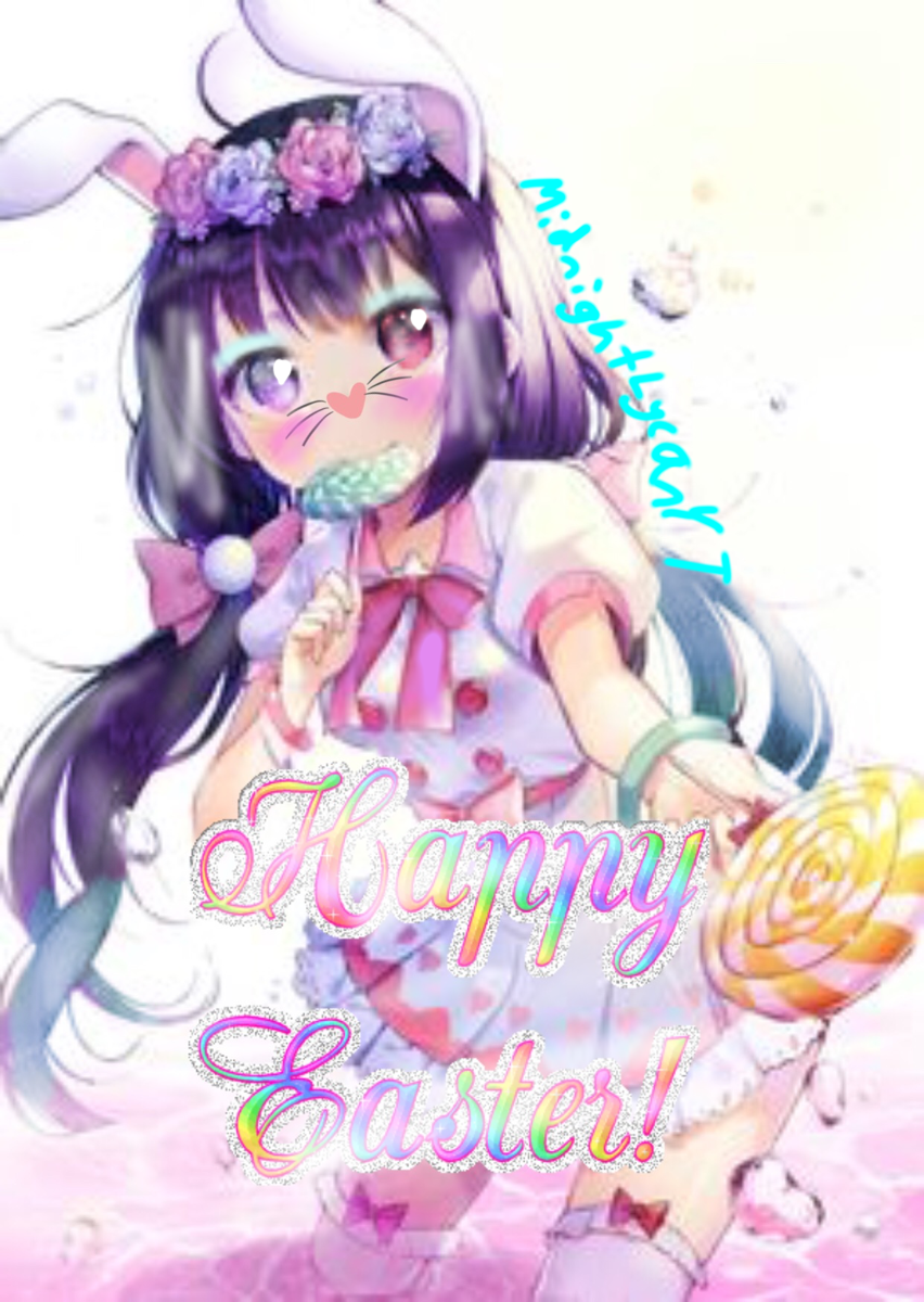Easter 2019 Midnight Anime Girl - ibisPaint