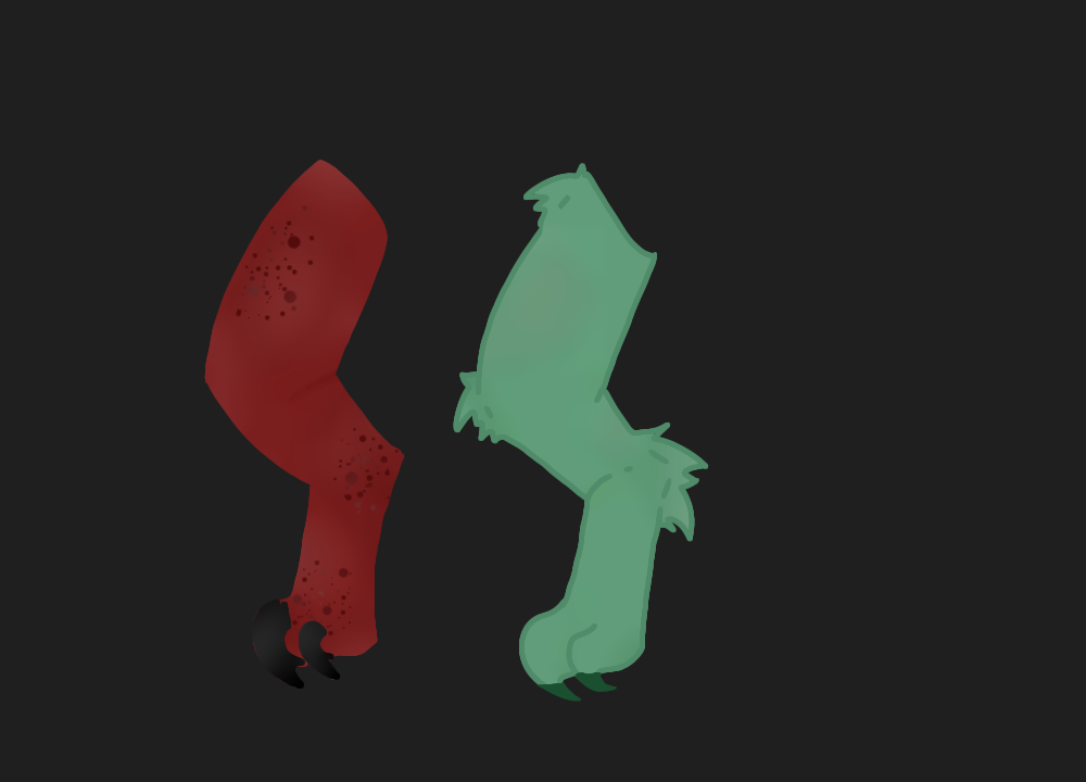 anthro leg practice - ibisPaint