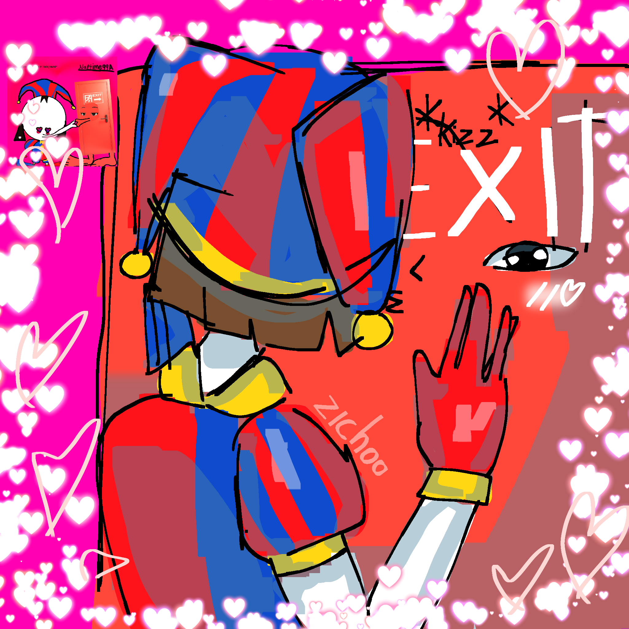 POMNI X EXIT DOOR😻😻😻 - ibisPaint