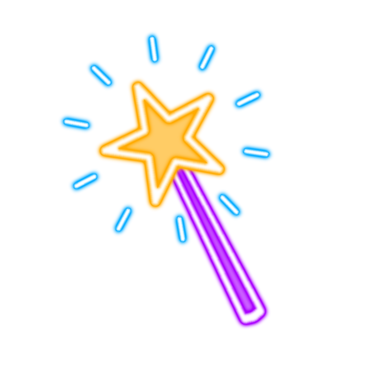Magic wand neon sign2 - ibisPaint