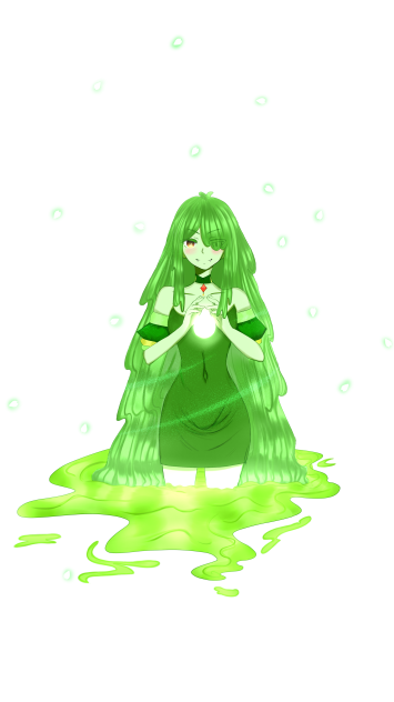green magic girl - ibisPaint