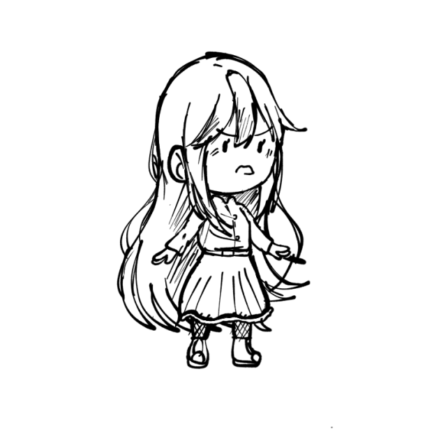 chibi jessie (or jessica) sketch - ibisPaint