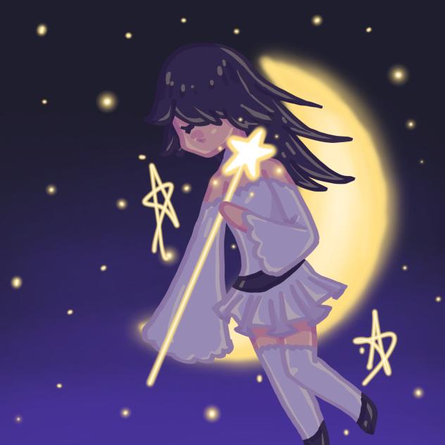 Moon and magic! - ibisPaint