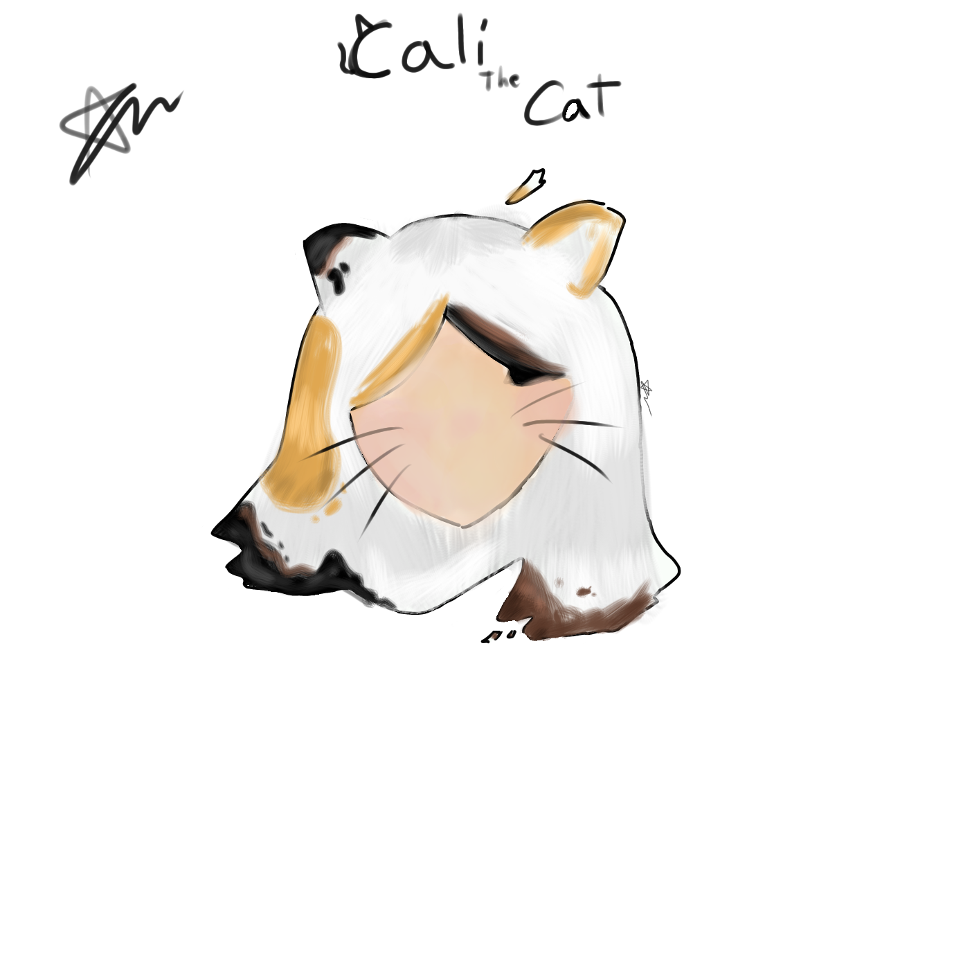 Cali the calico cat 🐱 - ibisPaint
