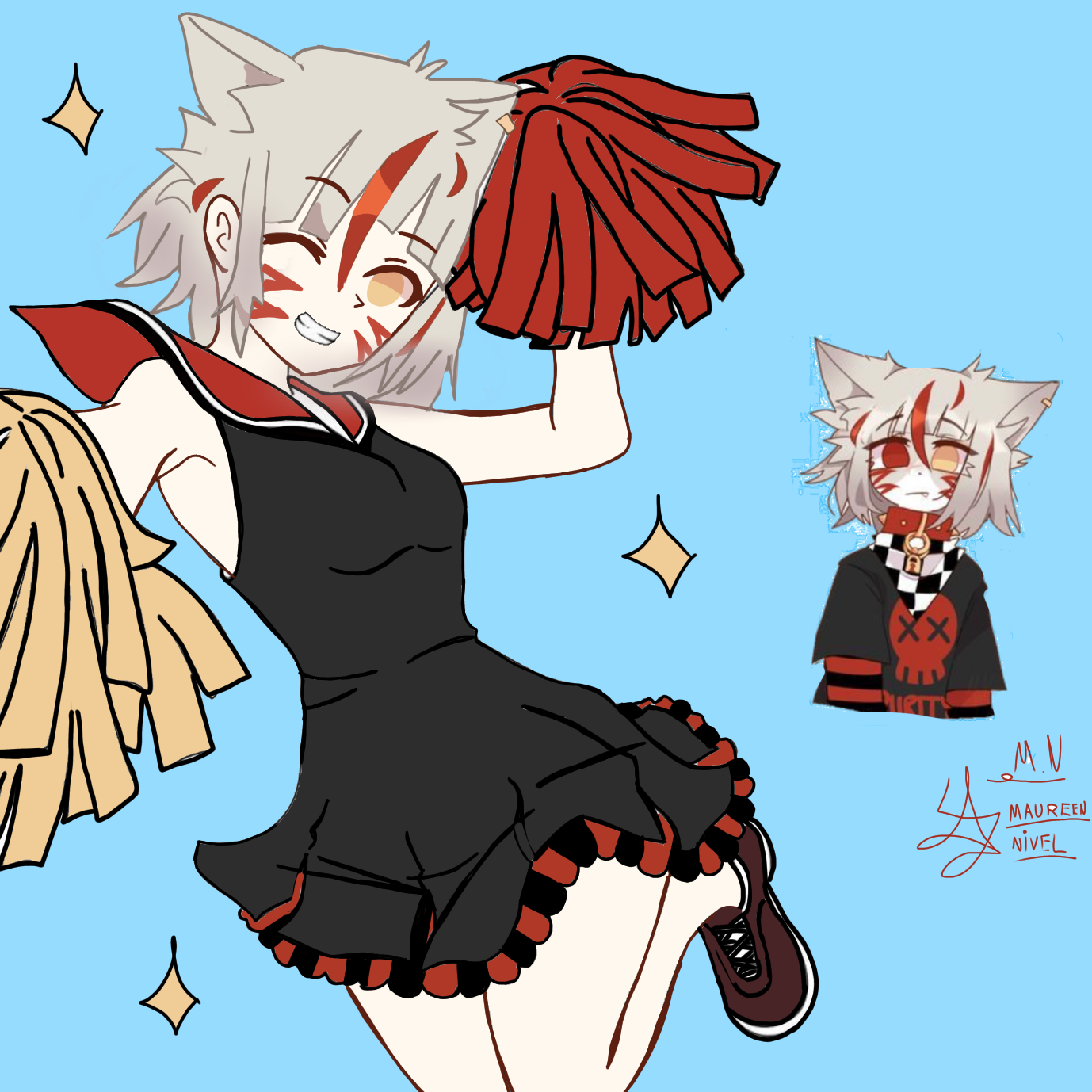 Hop hop pompomgirl - ibisPaint