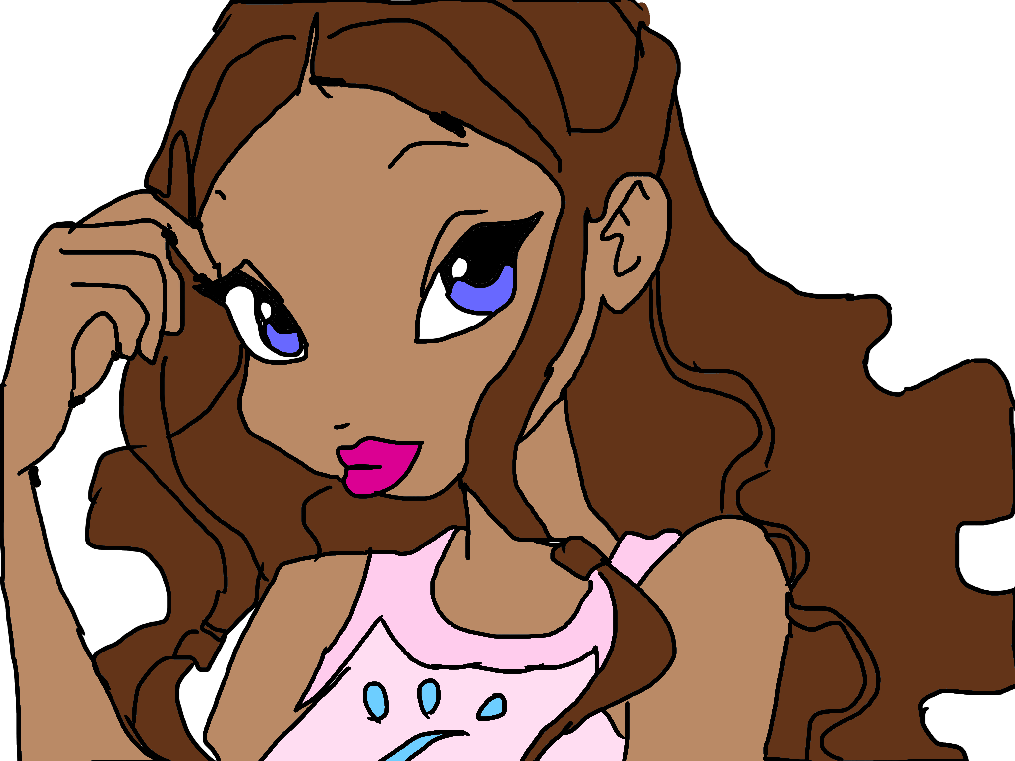Aisha winx drawing - ibisPaint