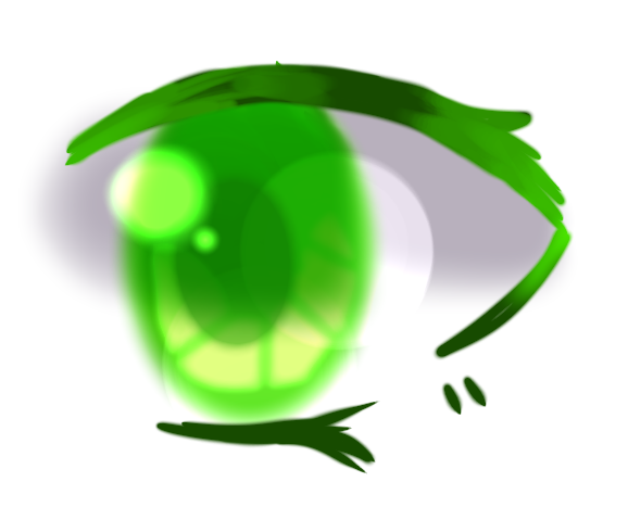 Green eye ._. - ibisPaint