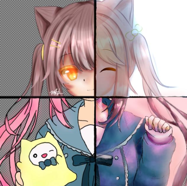 completed coloring collab - ibisPaint