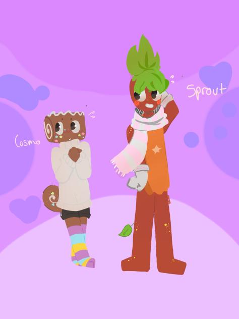 Sprout and Cosmo - ibisPaint
